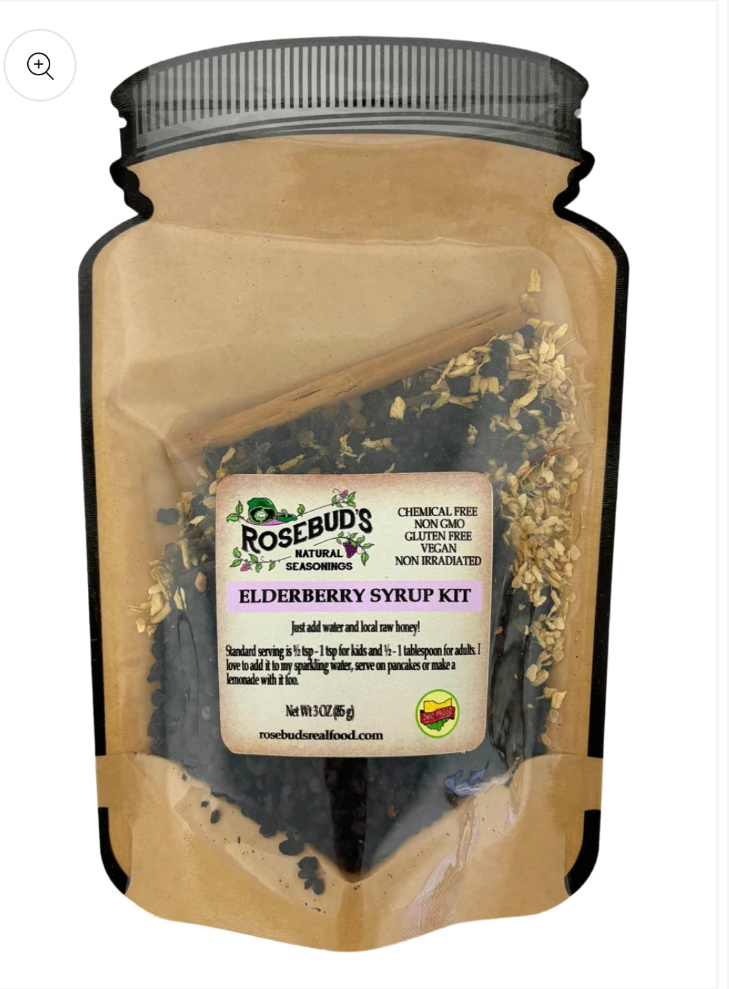Rosebud's Real Food, Elderberry Syrup Kit – Timeless Polish Pottery & Goods